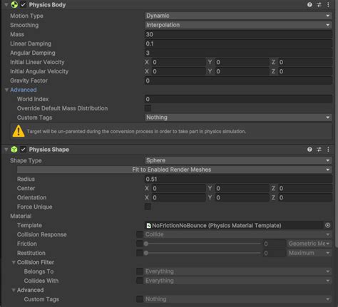 Unity Ecs Physics Bodies Are Overlapping Under Mild Pressure Instead Of Colliding Unity Engine