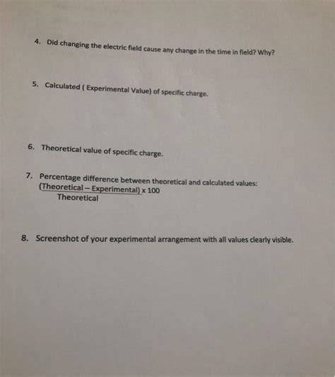 Solved Purpose Of The Lab To Calculate The Deflection Of A Chegg