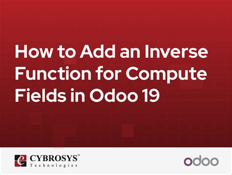 How To Add A Field To An Existing Model In Odoo 18