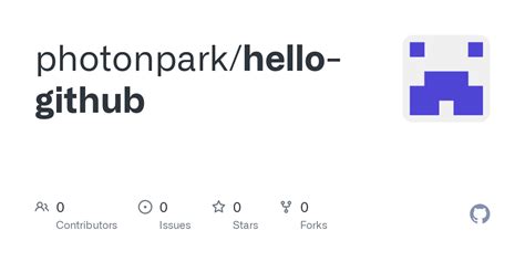 GitHub Photonpark Hello Github