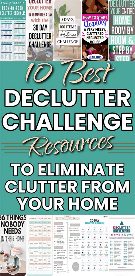10 Best Declutter Challenge Resources Decluttering Your Life