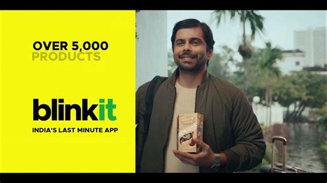 Blinkit Indiakalastminute App Homecoming Youtube