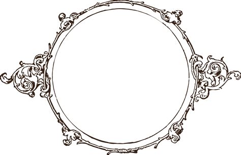 Royalty Free Image Vintage Scroll Frame