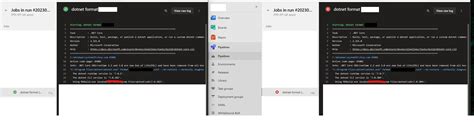 Potentially Breaking Change With Dotnet Format Using DotNetCoreCCI On Issue