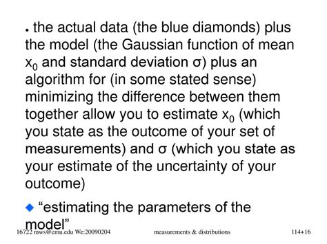 measurements and distributions ppt download