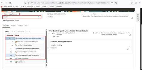 Evaluate Pricing Matrices Not Available In Apply Matrices Pricing