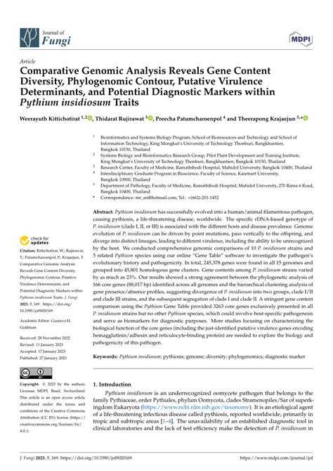 Pdf Comparative Genomic Analysis Reveals Gene Content Diversity Phylogenomic Contour