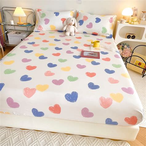 Sunnysunny 100 Pure Cotton New Cute Designs Fitted Bedsheet Soft Premium Cotton Bed Sheet