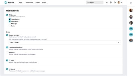 Notification Settings Haiilo Support Center Notification Settings Haiilo Support Center