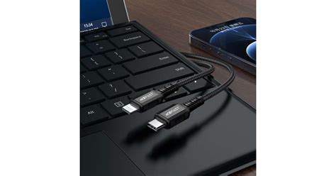 Acefast C1 01 Mfi Usb Type C Lightning Kábel 3a 1 2 Méter Grafit