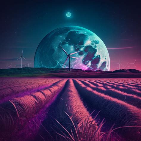 prompt synthwave background hyper realistic moon download script