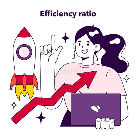 Efficiency Ratio Of Key Performance Indicator Employee Evaluation