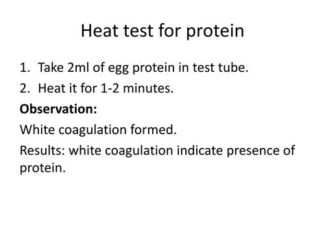 Solution How To Identify Protein And Lipids Experiment Performance Test For Identification