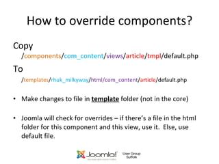 Template Overrides PPT