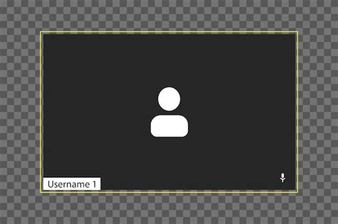 Premium Vector Video Conferencing User Interface Template With