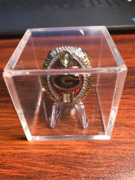 Ring Uga 2022 Stetson Bennett Nc Fan Ring Wdisplay Box Sports