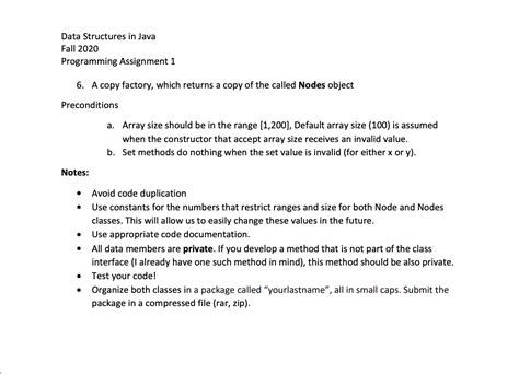 Data Structures In Java Fall Programming Chegg
