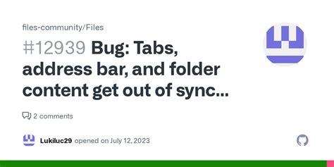 Bug Tabs Address Bar And Folder Content Get Out Of Sync When Adding