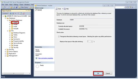 Как сжатьснизить размеры базы данных в Ms Sql