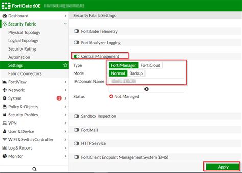 Zeroish Touch Provisioning Linking The Configuration Via Fortigate