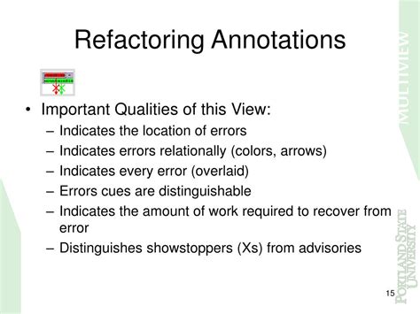ppt improving refactoring with alternative program views powerpoint