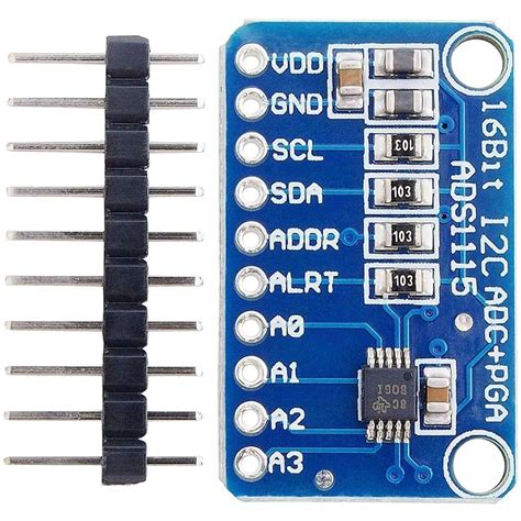 Ads1115 Adc Amplifier 16 Bit I2c Module Ardustore Dk