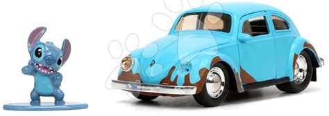 Car With Figure Lilo And Stitch Volkswagen Beetle 1959 Jada