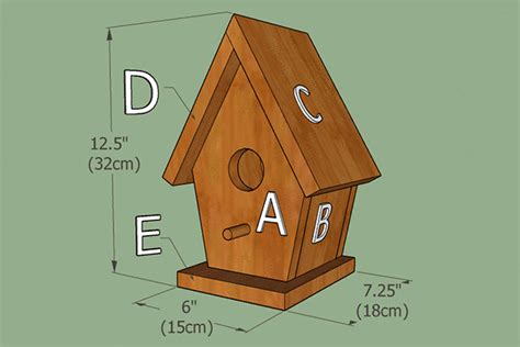 Free Birdhouse Plans Diy Homemade Nesting Box Free Printables