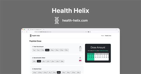 Oxytocin Peptide Dose Calculator