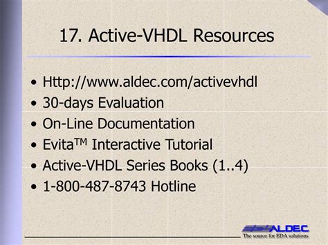 Ppt Active Vhdl Applications Powerpoint Presentation Free Download