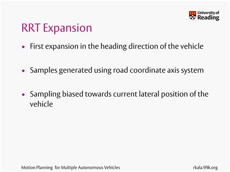 Ppt Motion Planning For Multiple Autonomous Vehicles Powerpoint