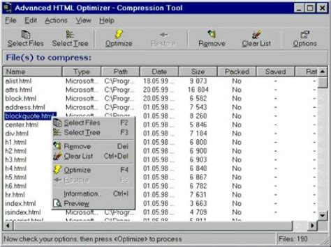 Advanced Html Optimizer Descargar