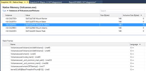 Native Memory Diagnostic Tools For Visual Studio CTP C Team Blog
