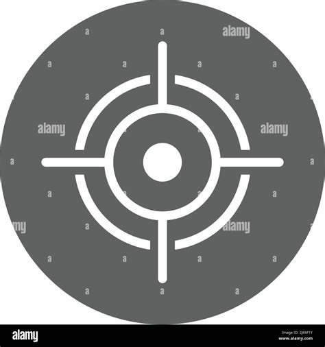 Focus Target Aim Icon Vector Eps File Perfect Use For Print Media Web Stock Images
