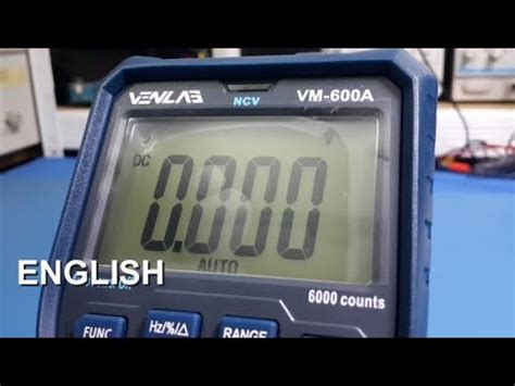 VM 600A Is A Venlab True RMS DMM With 6000 Counts All Features Wanted In A Full Size