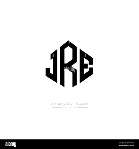 Jre Letter Logo Design With Polygon Shape Jre Polygon And Cube Shape Logo Design Jre Hexagon