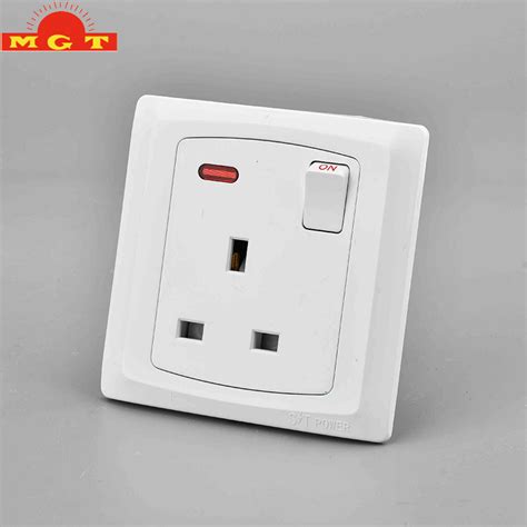 New Style Fashion Waterproof 1 Gang Double Pole Light Switch Panel