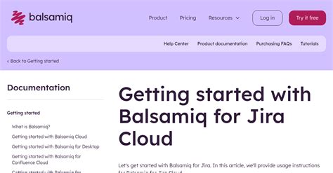 Getting Started With Balsamiq For Jira Cloud Balsamiq Documentation
