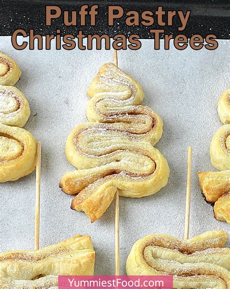 Puff Pastry Christmas Trees Recipe From Yummiest Food Cookbook