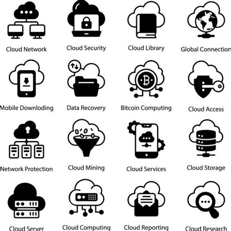 Pack Educational Elements In Solid Style Vector Image