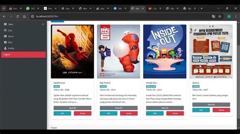Final Project Laravel Sanbercode Batch 63 Refil Project Youtube
