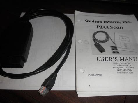 Find Interro Pda Insight Vision Pda Scan Obdii Lead W Manual Last One