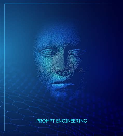 Prompt Engineering Ai And Data Visualization Stock Vector Illustration Of Technology Icon