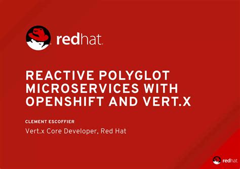 Reactive Polyglot Microservices With Openshift And Vertx Pdf