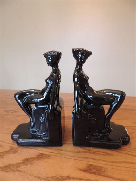 Art Deco Lady Bookends At Paul Boldt Blog
