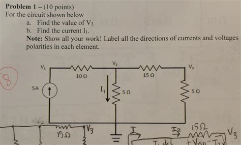 Solved For The Circuit Below A Find The Value Of Chegg