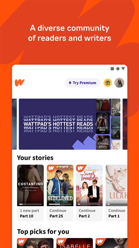 Wattpad Read And Write Stories 11 4 0 120 640dpi Android 6 0 Apk