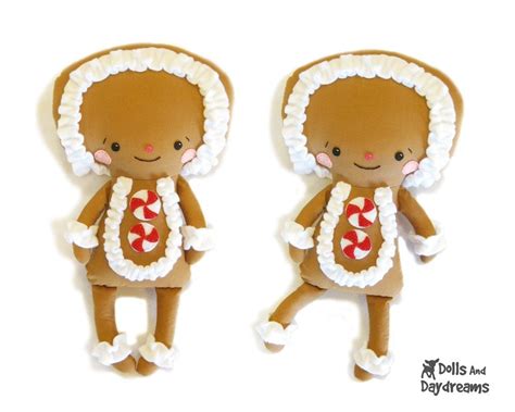 Gingerbread Man Sewing Pattern Dolls And Daydreams