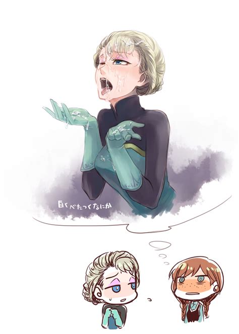 Rule 34 2girls Anna Frozen Blush Cum Cum On Hair Disney Elsa