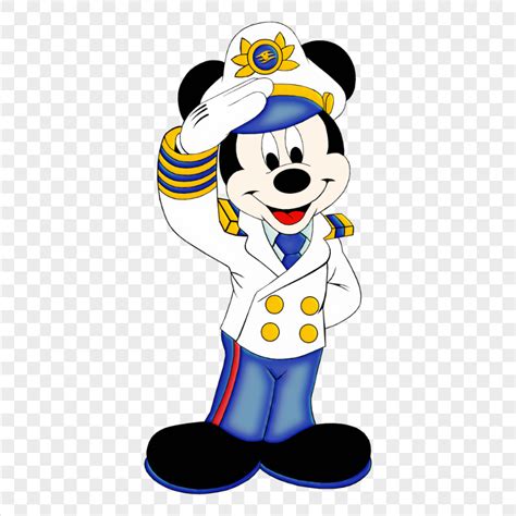 A Clipart Image Of Mickey Mouse Dressed In A Sailor Outfit Pointing